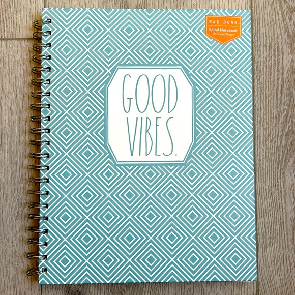 Rae Dunn | Office | Rae Dunn Good Vibes Spiral Notebook 6 Pages | Poshmark